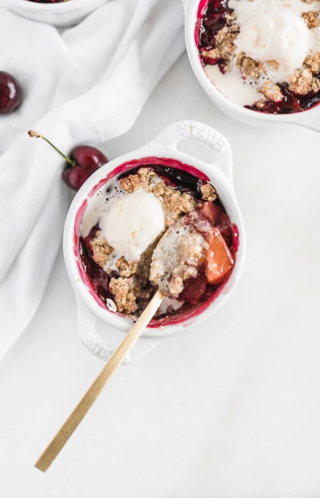 Stone Fruit Crumble - Lively Table