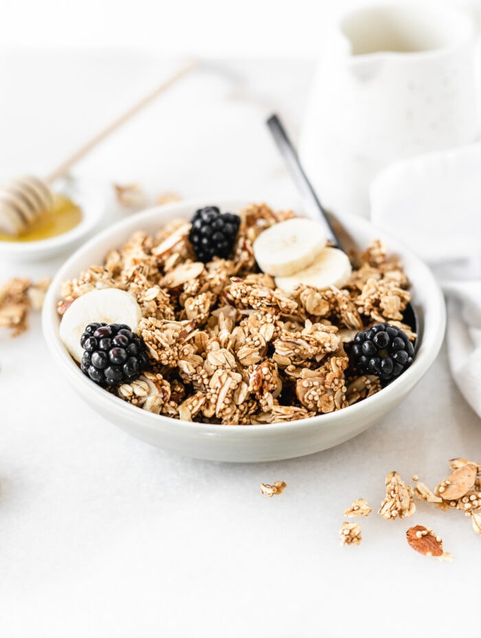 Honey Almond Quinoa Granola - Lively Table