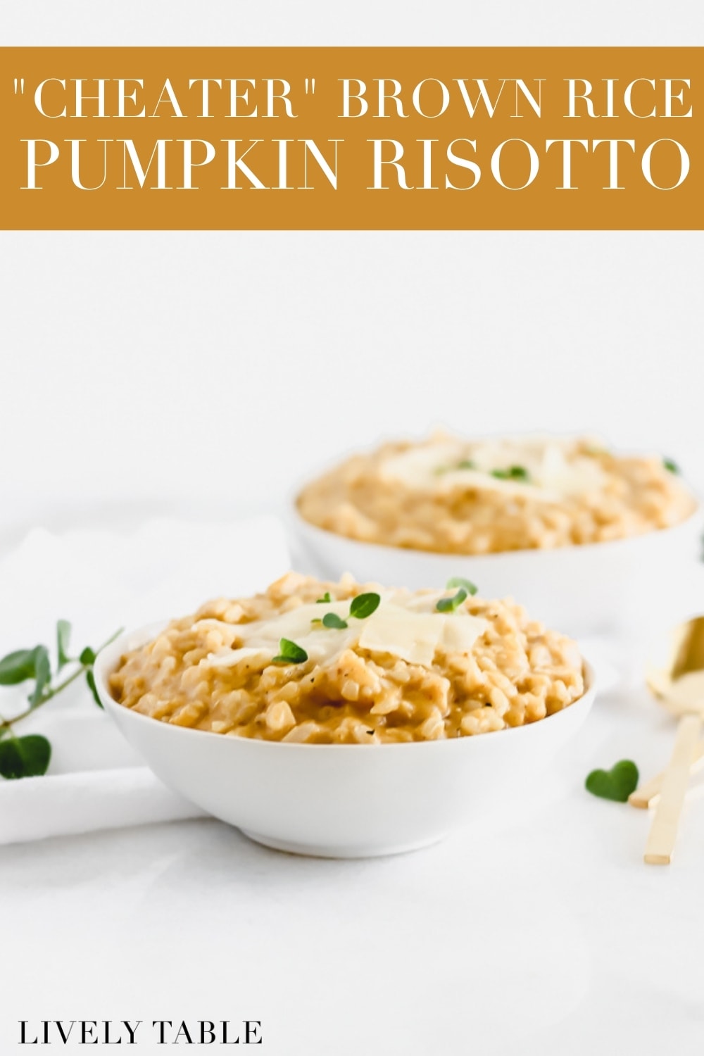Easy, Healthy Pumpkin Risotto - Lively Table