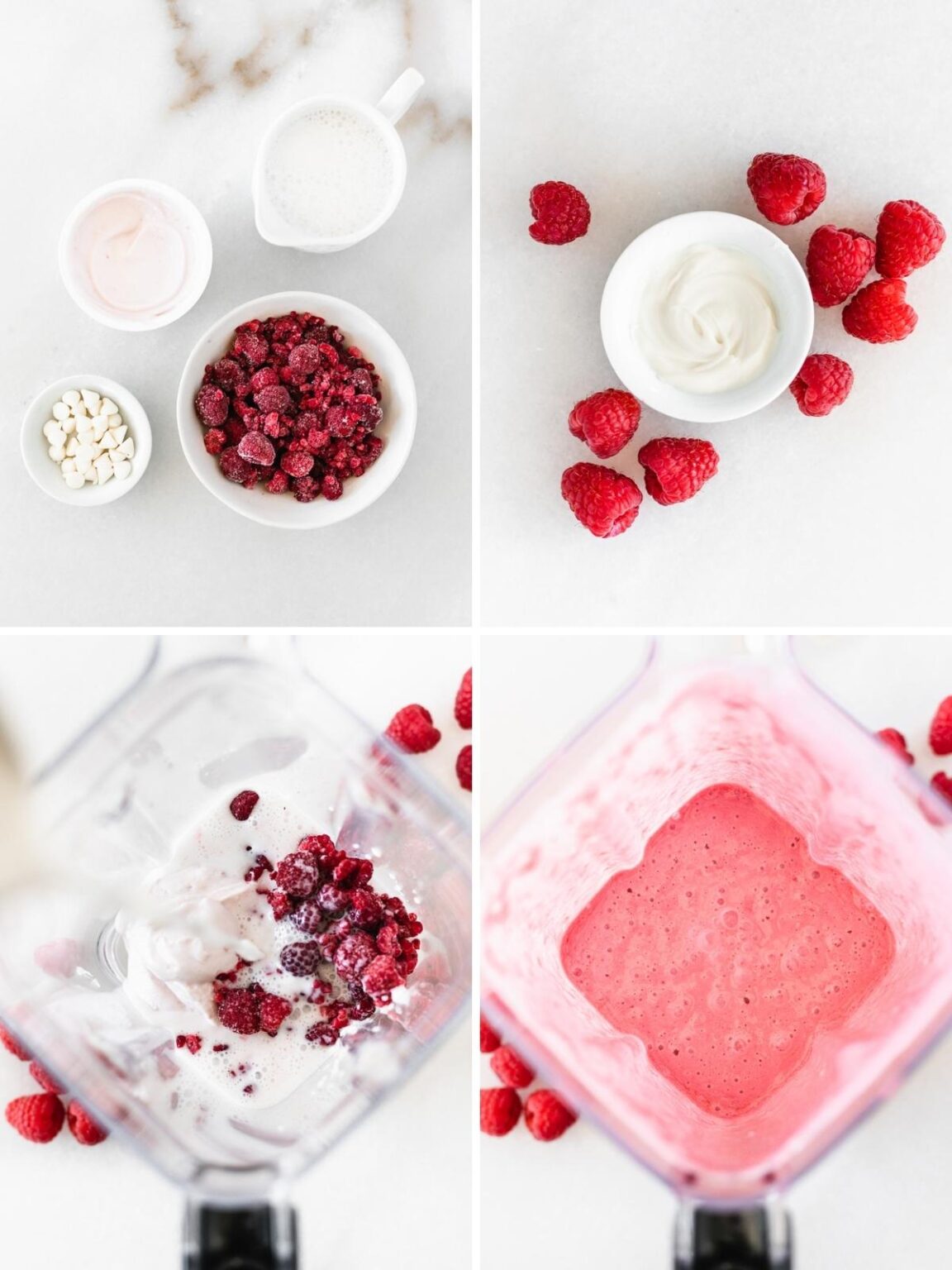 Valentine's White Chocolate Raspberry Smoothie - Lively Table