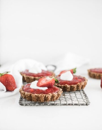 Gluten-Free Strawberry Rhubarb Tartlets - Lively Table