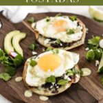 Healthy Huevos Rancheros Tostadas - Lively Table