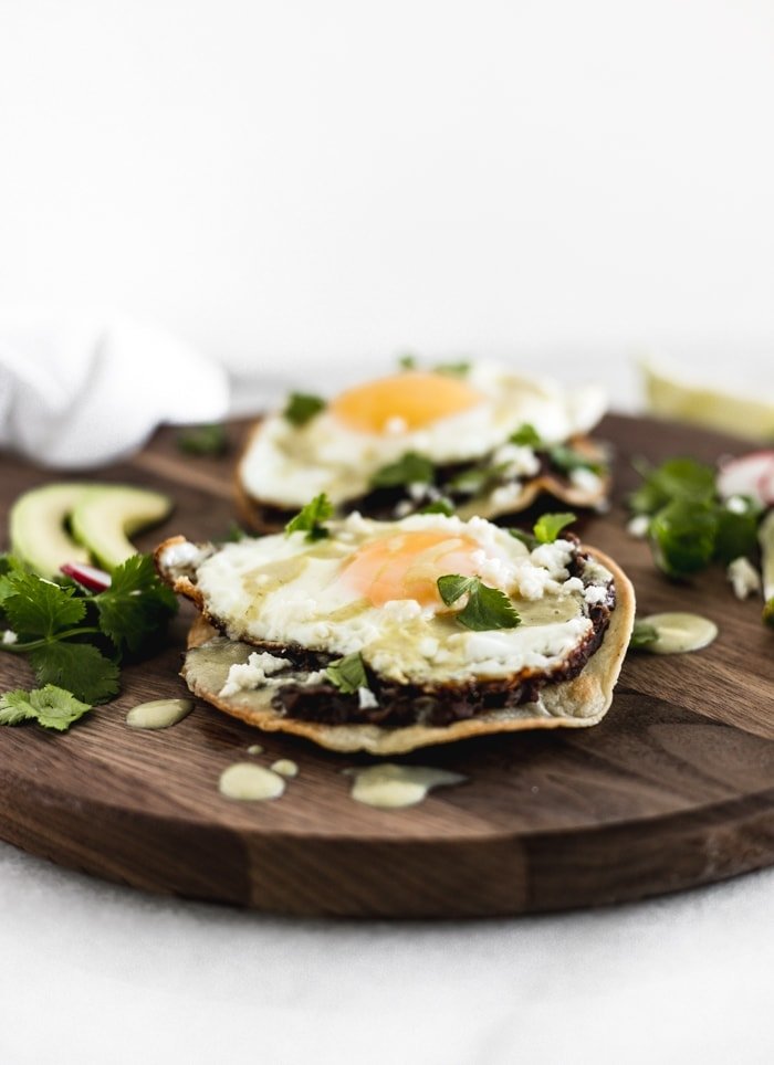 Healthy Huevos Rancheros Tostadas - Lively Table