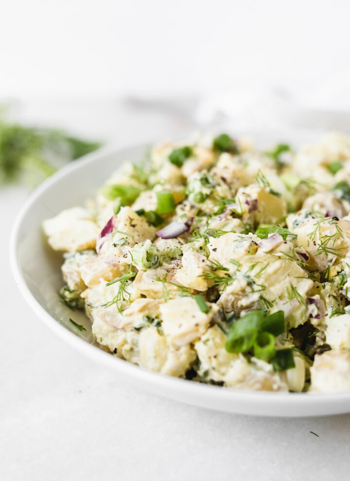 Healthy Dill Potato Salad - Lively Table