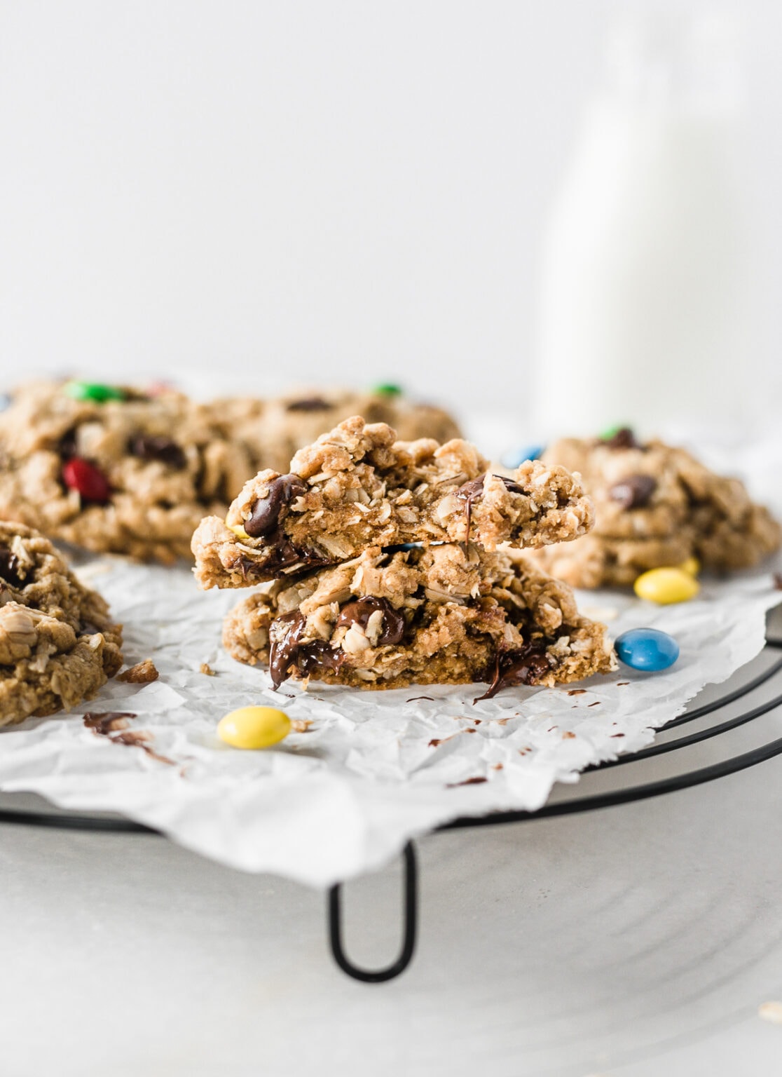 Small Batch Monster Cookies (Naturally Gluten Free!) - Lively Table