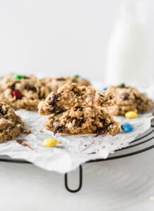Small Batch Monster Cookies (Naturally Gluten Free!) - Lively Table