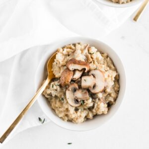 Healthy Mushroom Risotto