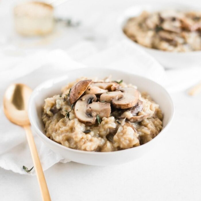 Healthy Mushroom Risotto