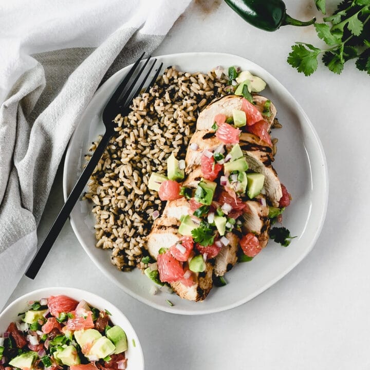 Grapefruit Jalapeño Grilled Chicken - Lively Table