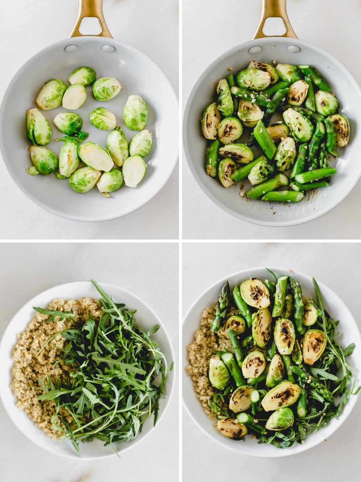 Spring Greens Grain Bowl with Soft Boiled Egg - Lively Table