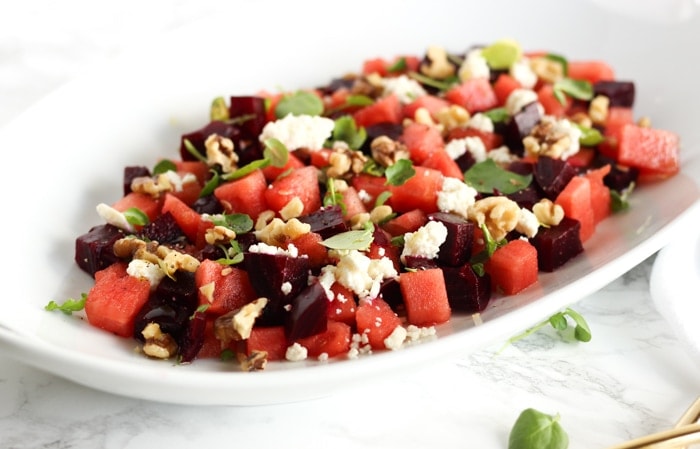 Watermelon Beet Salad - Lively Table
