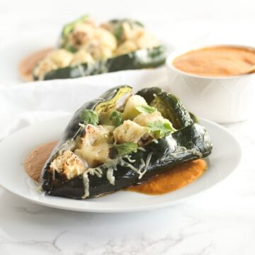 Grilled Chicken Chile Rellenos - Lively Table