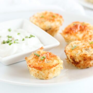 Loaded Mini Mashed Potato Bites - Lively Table