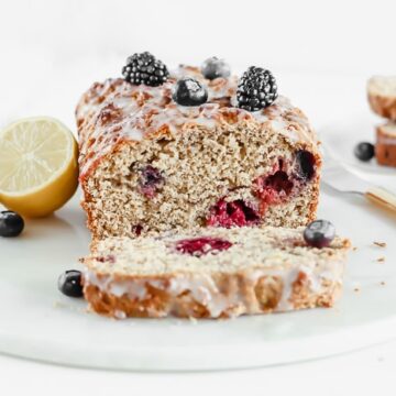 Healthy Lemon Berry Quick Bread - Lively Table