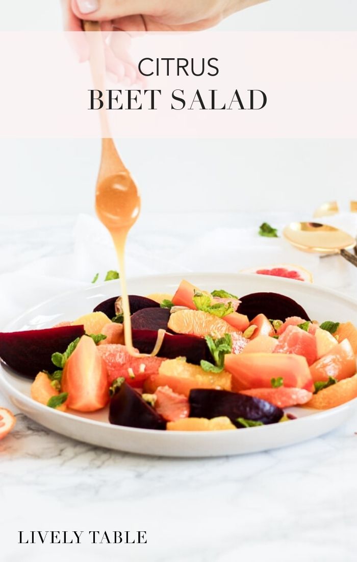 Citrus Beet Salad - Lively Table
