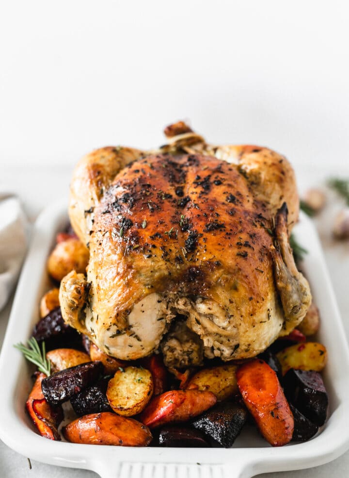 Perfect Roasted Chicken and Root Vegetables - Lively Table