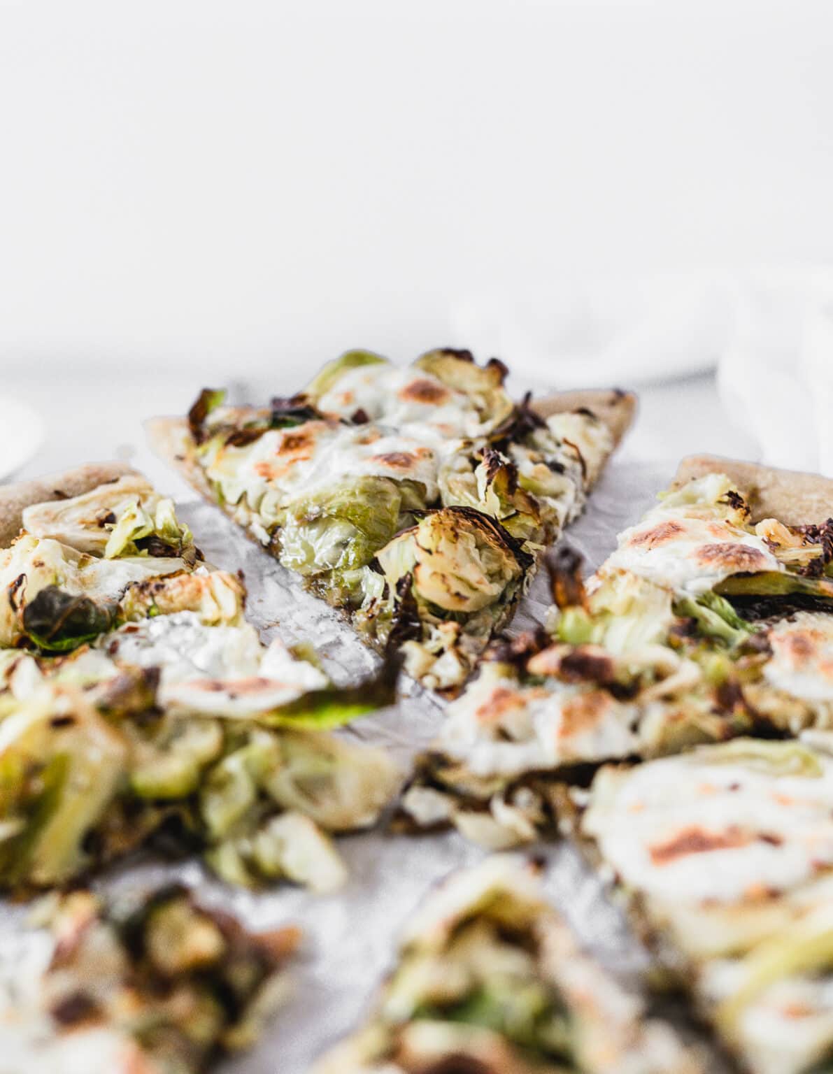 Caramelized Onion Brussels Sprout Pizza - Lively Table