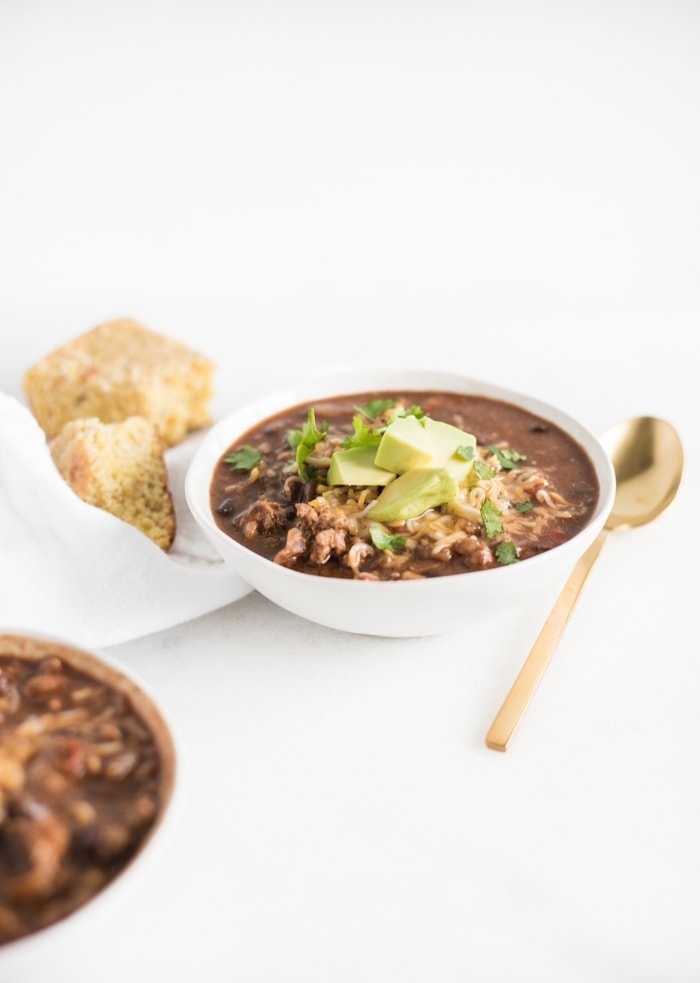 Chipotle Apple Turkey Chili - Lively Table
