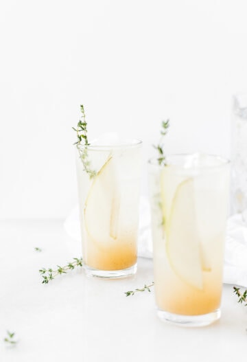 Pear Collins Cocktail - Lively Table