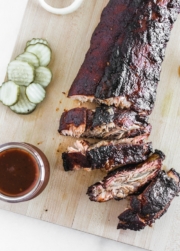 BBQ Ribs on the Charcoal Grill - Lively Table