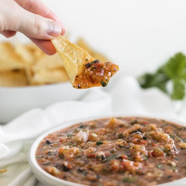 The Best Grilled Salsa - Lively Table