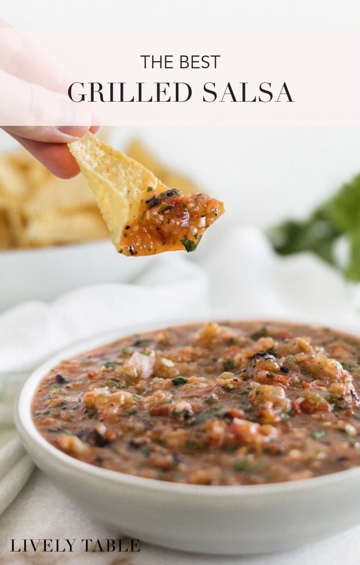 The Best Grilled Salsa - Lively Table