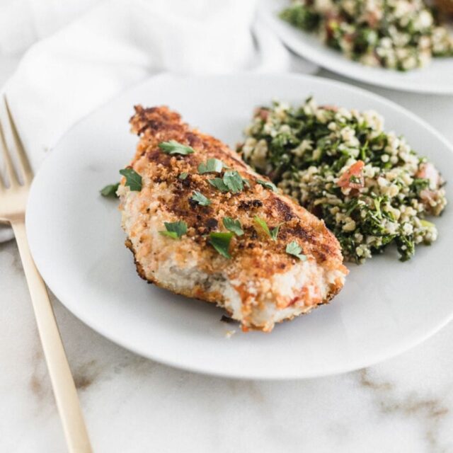 Easy 3 Ingredient Hummus Chicken - Lively Table