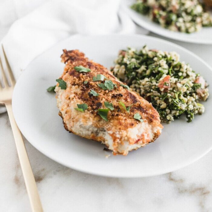 Easy 3 Ingredient Hummus Chicken - Lively Table