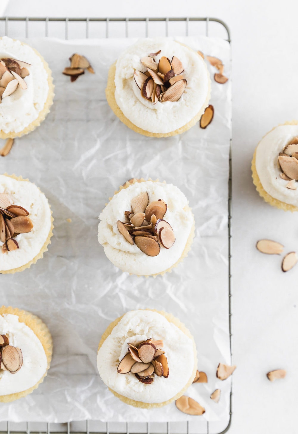Easy Burnt Almond Cupcakes - Lively Table