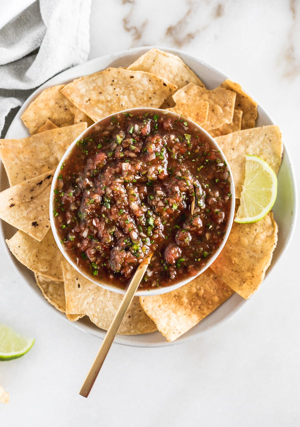 Easy Homemade Fresh Salsa - Lively Table
