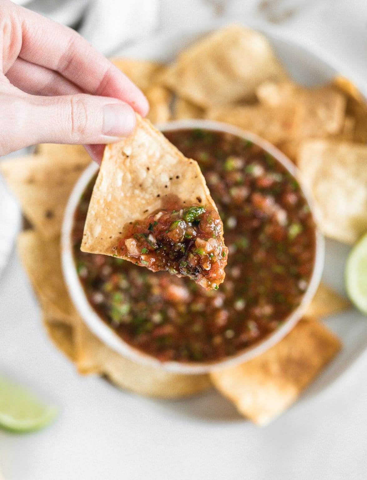 Easy Homemade Fresh Salsa - Lively Table