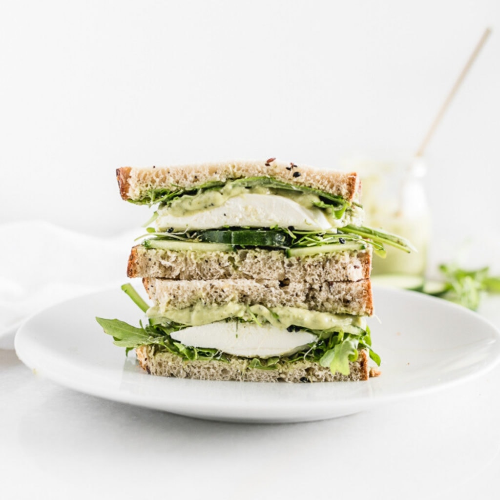 Vegetarian Green Goddess Sandwich - Lively Table