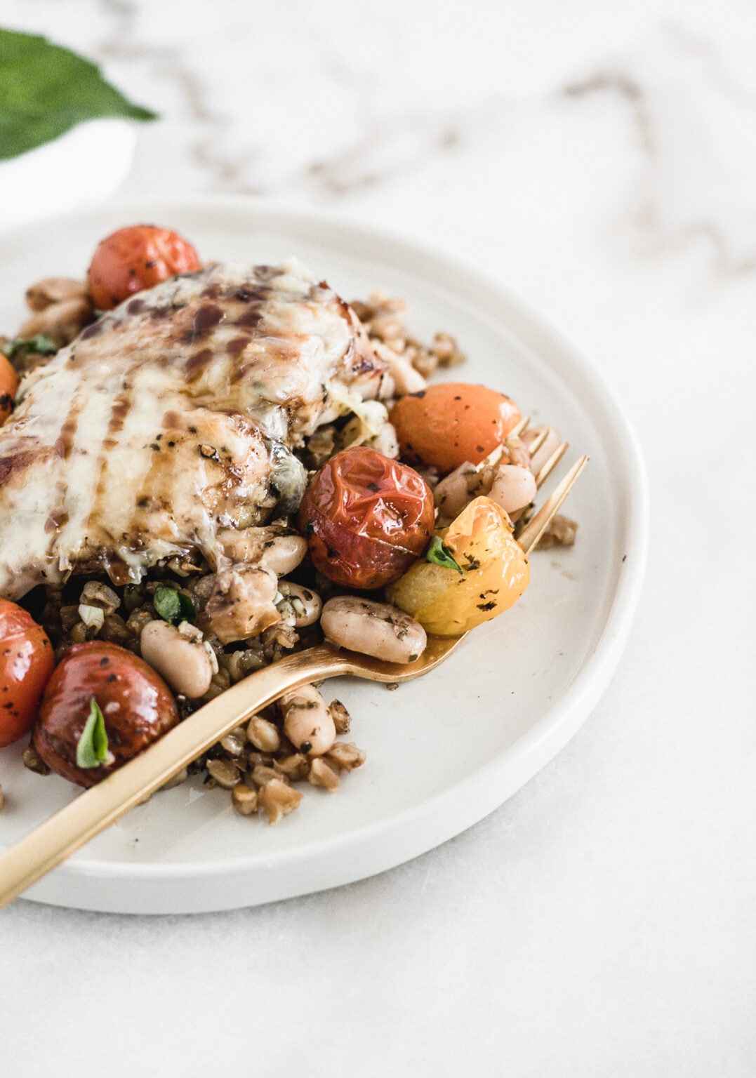Mediterranean Chicken and Farro Bake - Lively Table
