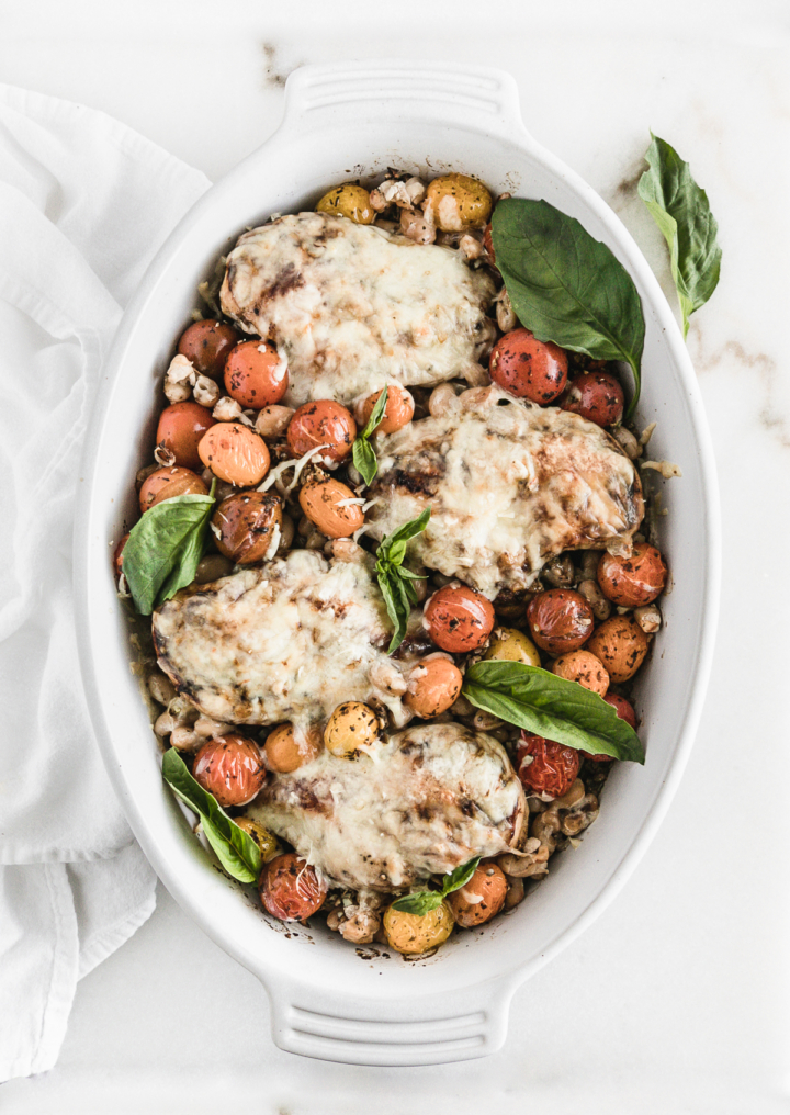 Mediterranean Chicken and Farro Bake - Lively Table