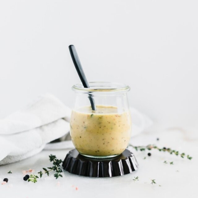Easy Maple Dijon Dressing - Lively Table