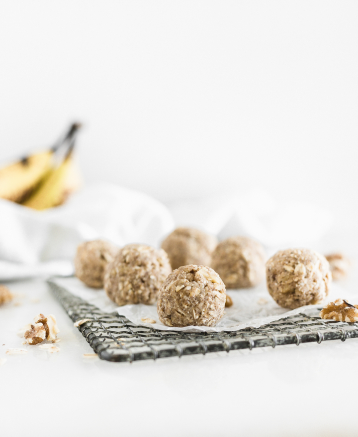 No Bake Banana Bread Balls - Lively Table