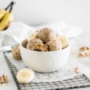 No Bake Banana Bread Balls - Lively Table