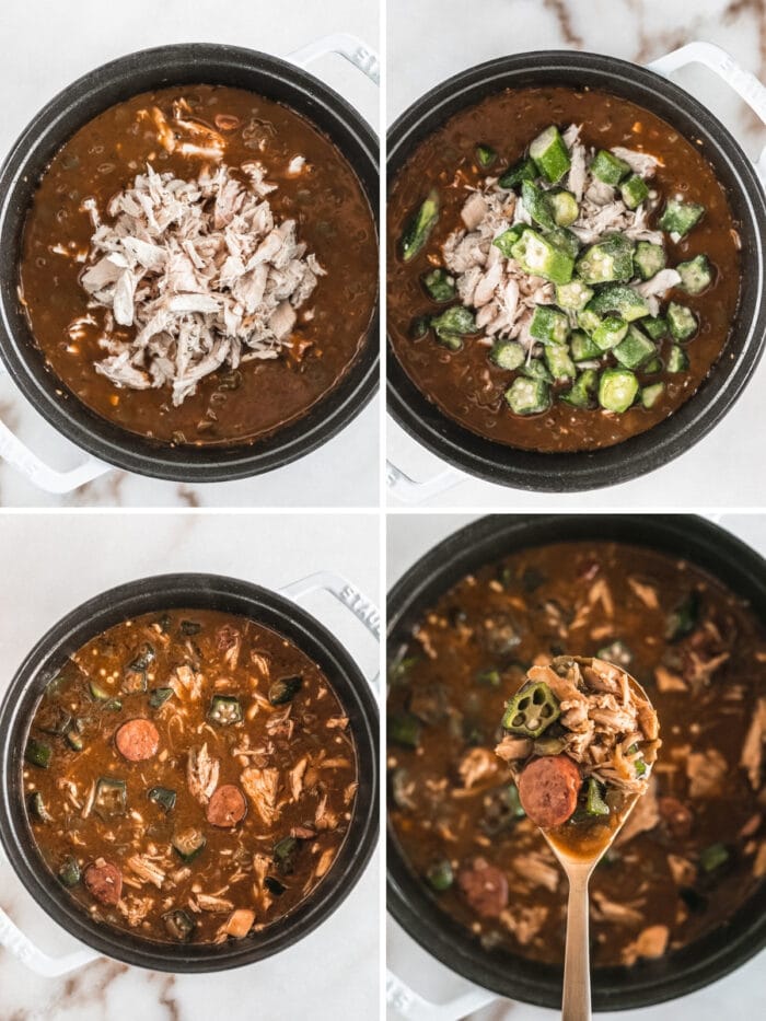 One Pot Turkey Gumbo - Lively Table