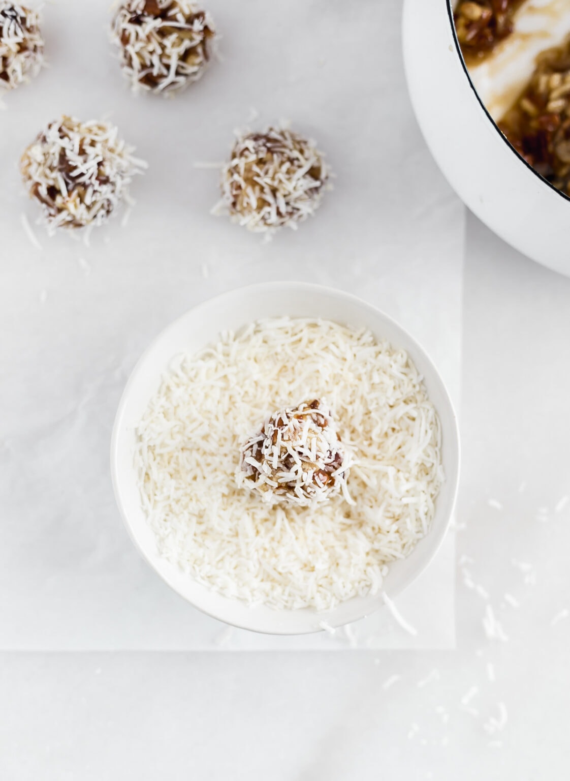 Cocodates (No Bake Coconut Date Cookies)