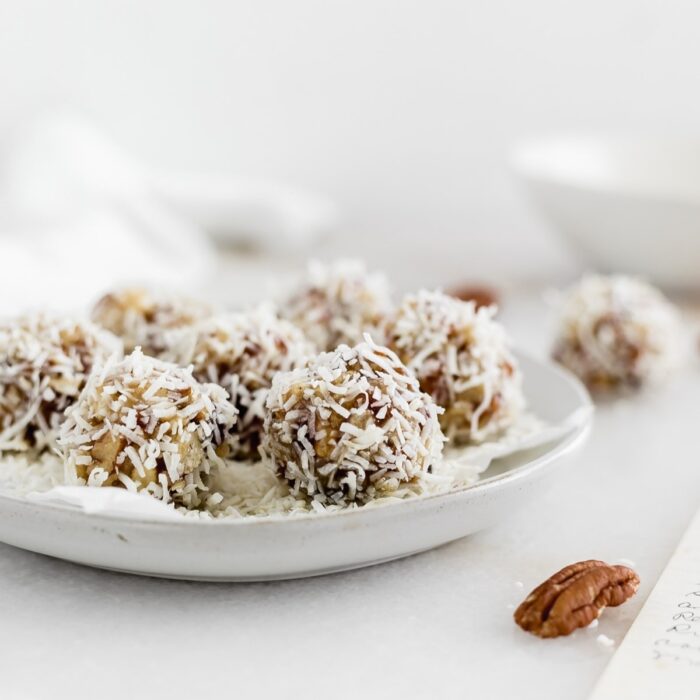 Cocodates (No Bake Coconut Date Cookies)