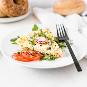 Everything But The Bagel Lox Frittata - Lively Table