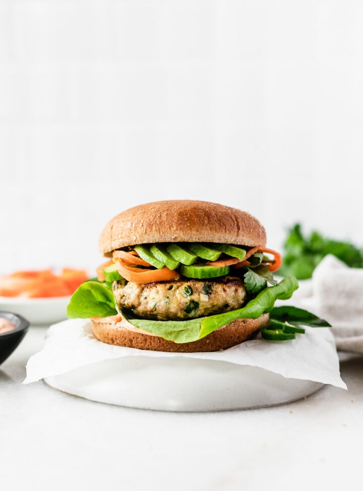 Healthy Thai Burgers - Lively Table