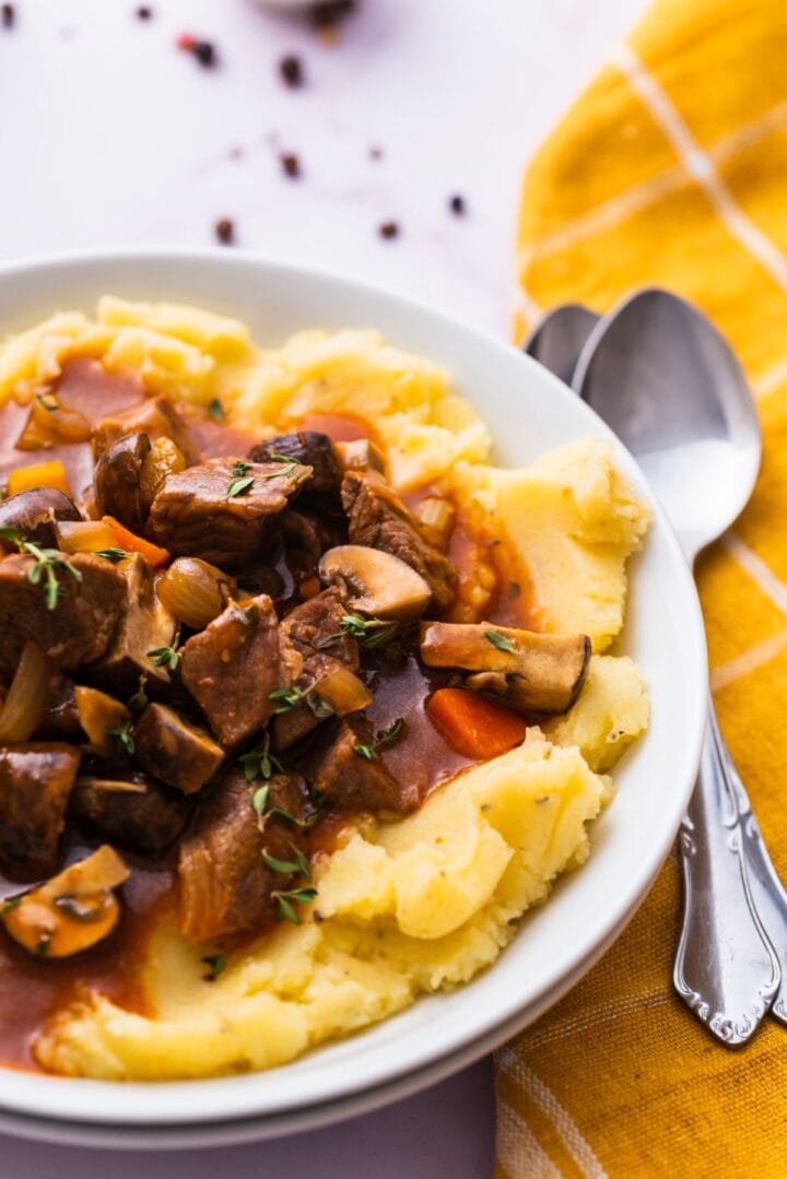 Classic Beef Stew in Beer Sauce
