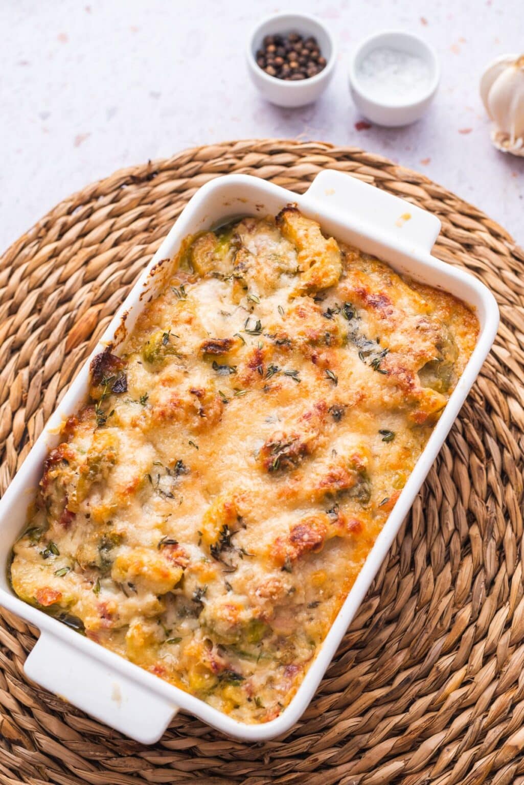 Brussels Sprouts Gratin