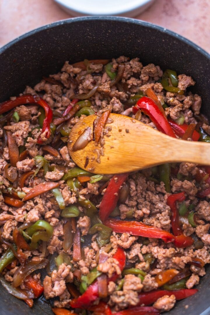 Ground Turkey Stir Fry