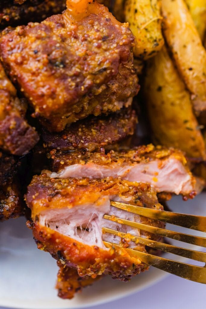 Fall-Off-The-Bone Honey and Mustard Slow Cooker Ribs - Lively Table
