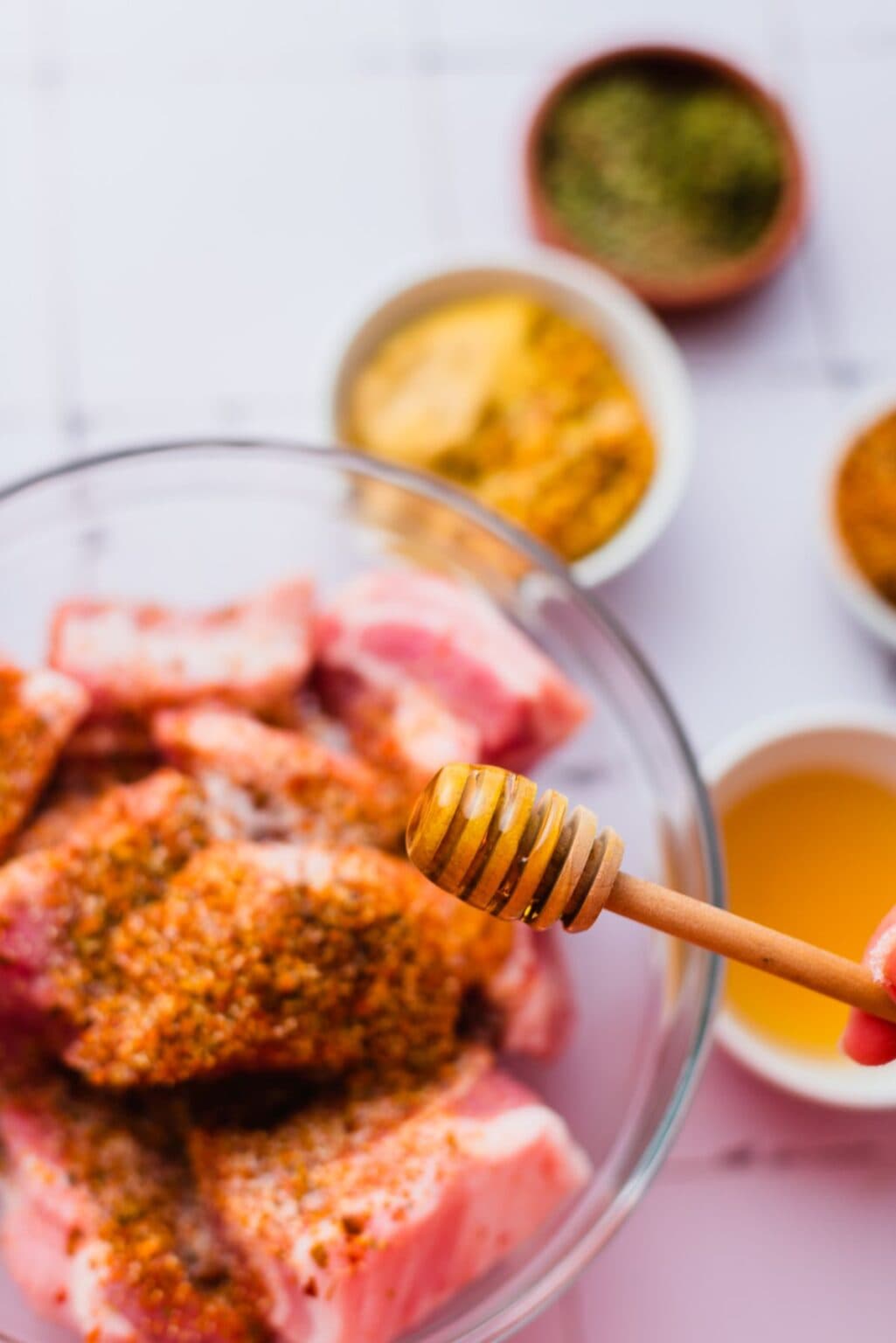 Fall-Off-The-Bone Honey and Mustard Slow Cooker Ribs - Lively Table