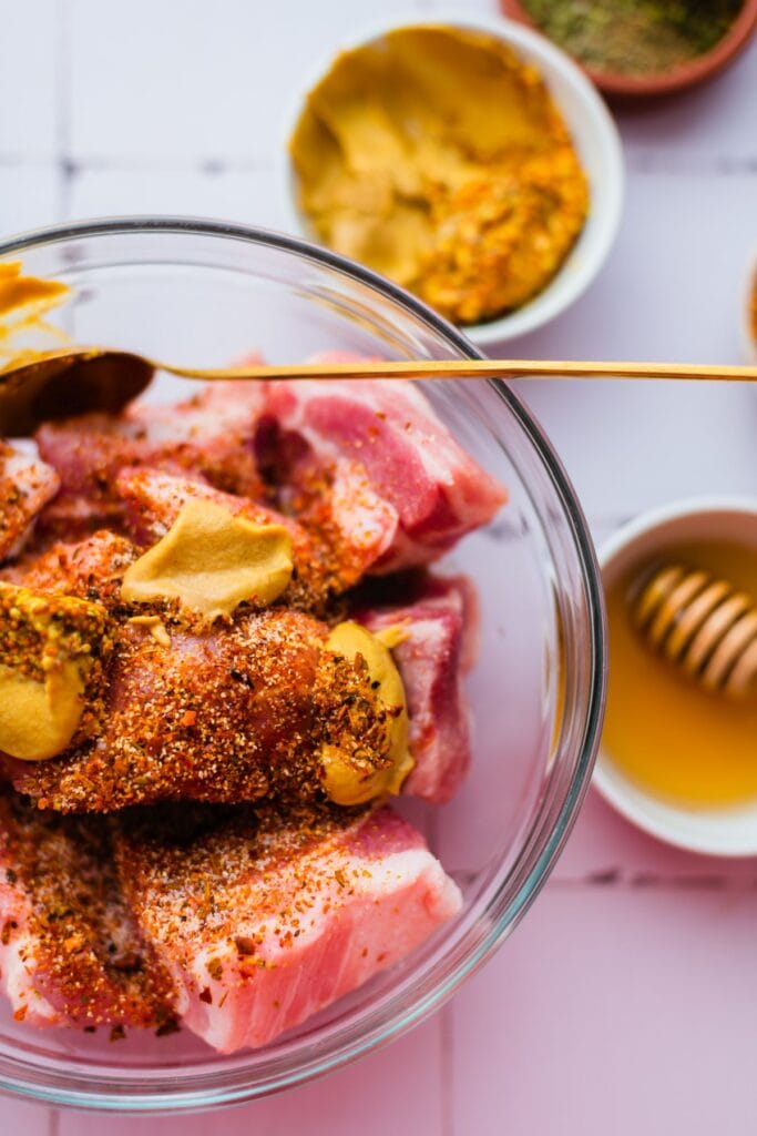 Fall-Off-The-Bone Honey and Mustard Slow Cooker Ribs - Lively Table