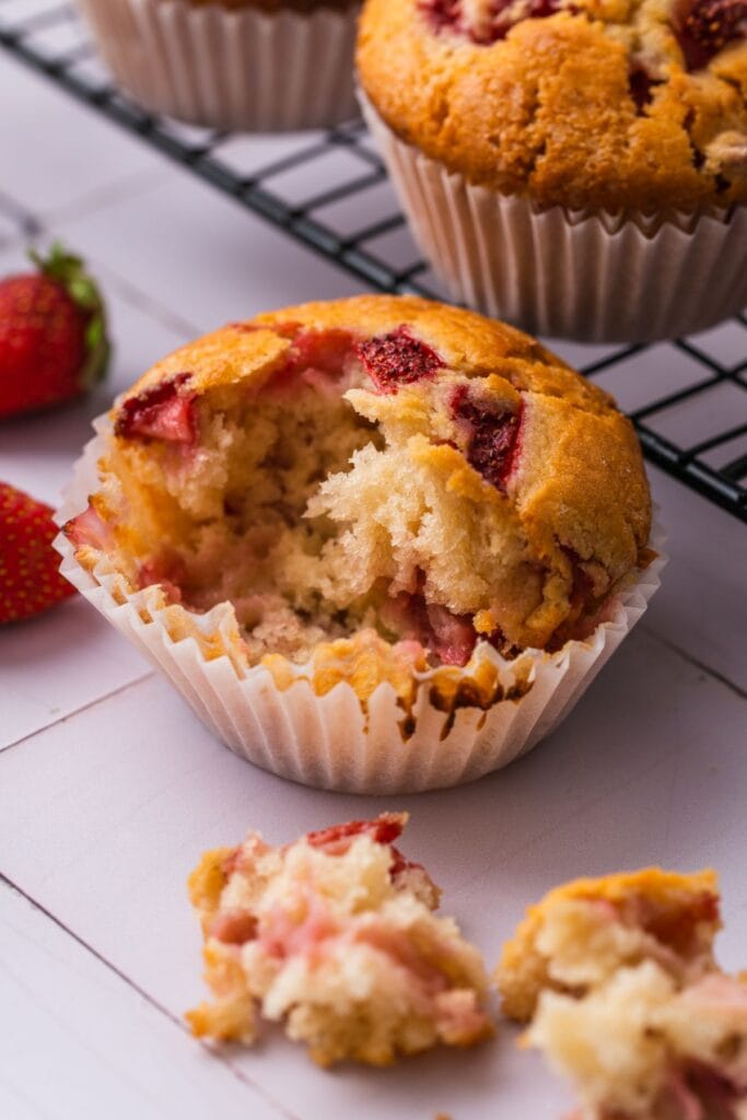 Fresh Strawberry Muffins to Tempt Your Tastebuds