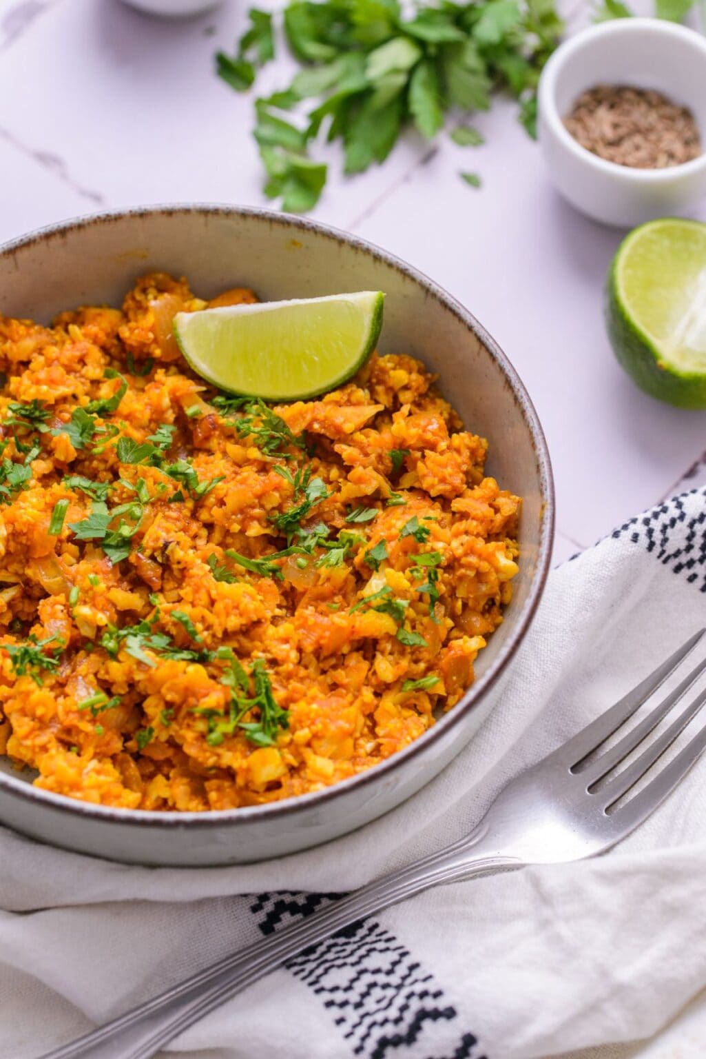 Spanish cauliflower rice